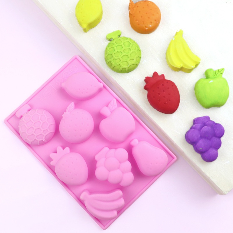 Jual Cetakan Silikon - bentuk aneka Buah - Buahan (fruit shape silicone ...