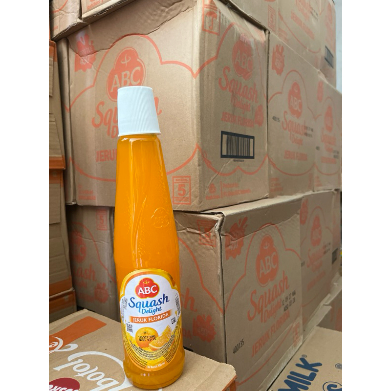 Jual Sirup ABC Squash Delight Jeruk Florida 450ml (1 dus) | Shopee ...
