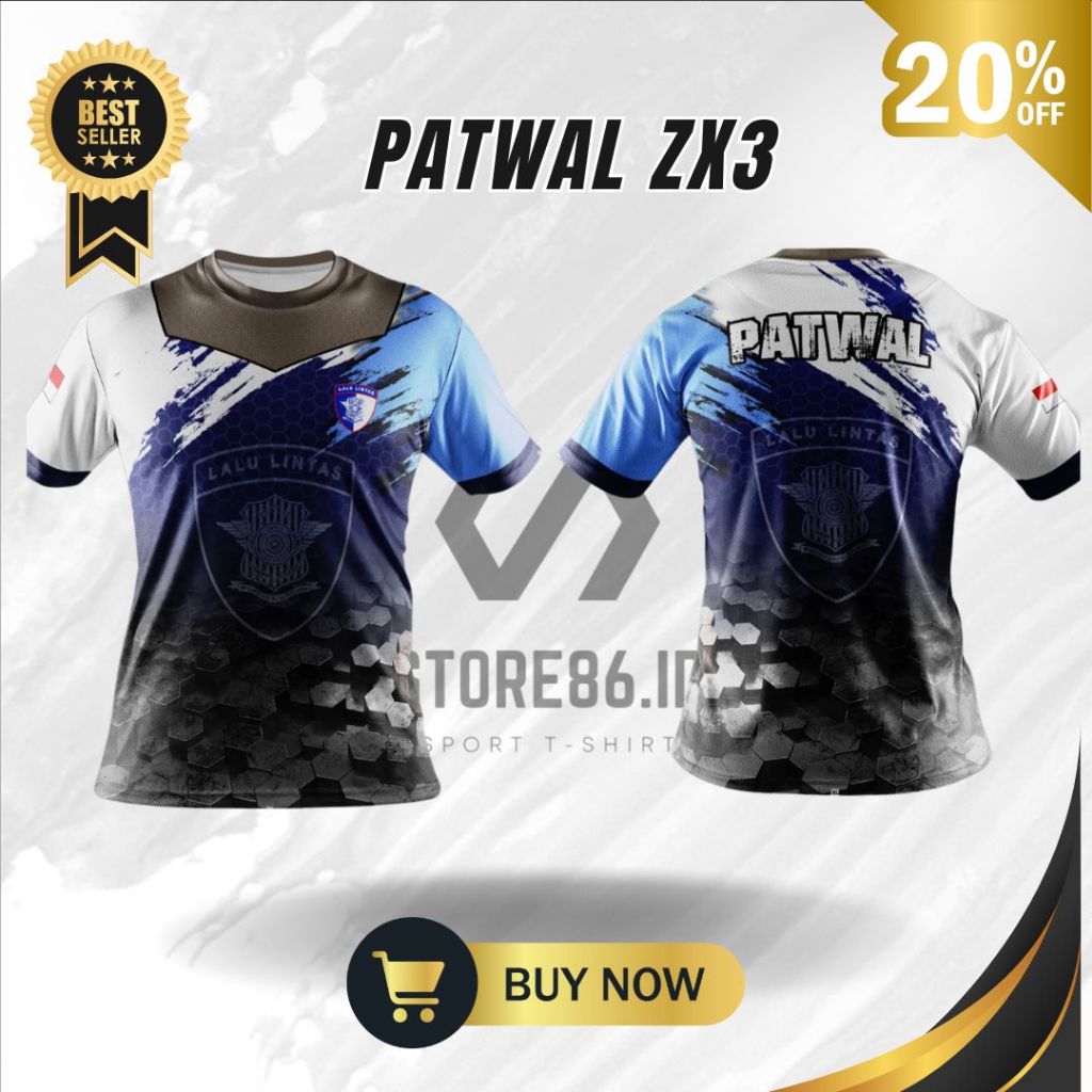 Jual JERSEY PATWAL ZX3 FULLPRINT SUBLIME / KAOS PATWAL DRIFIT / JERSEY ...