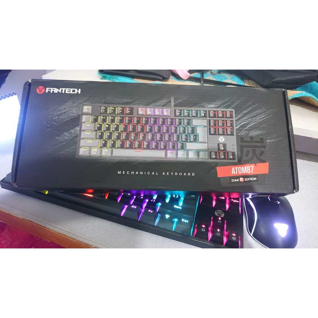 Jual Mechanical Keyboard Fantech MK876 RGB | Shopee Indonesia