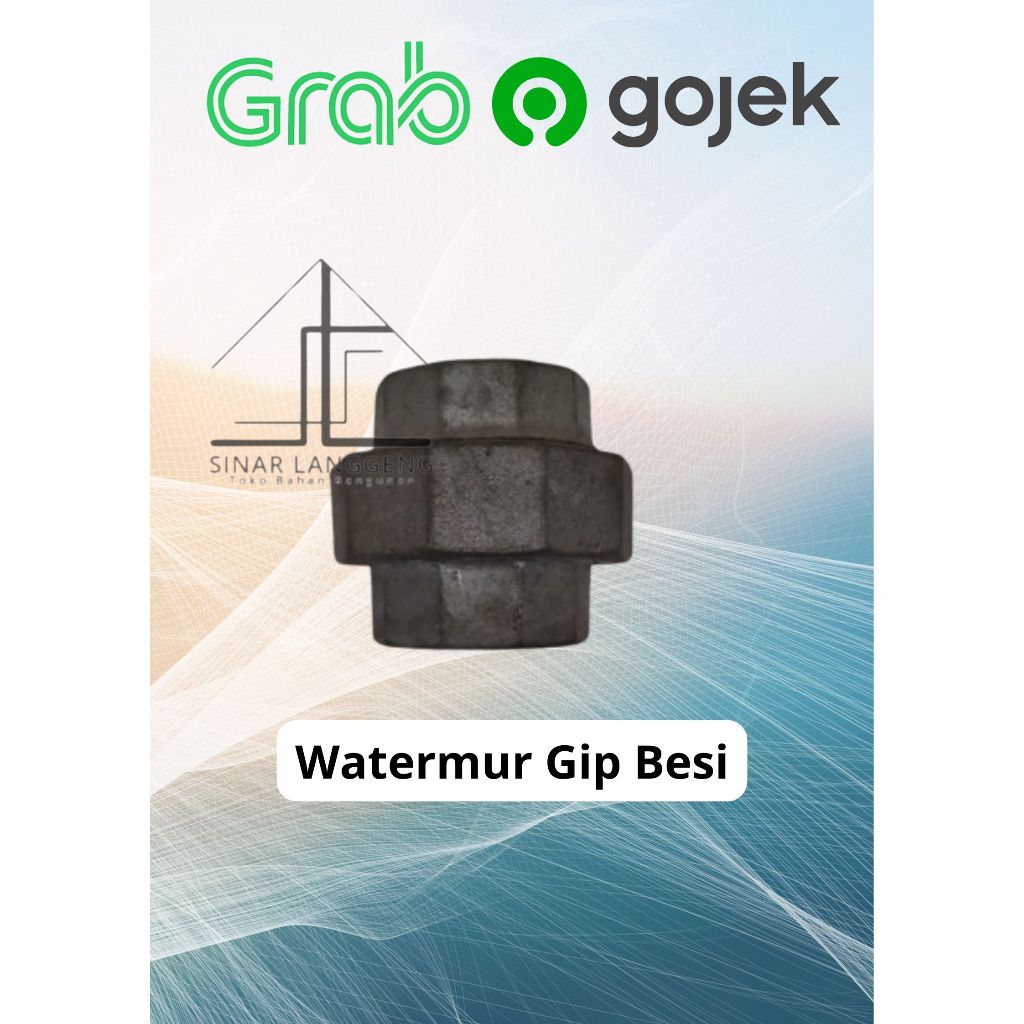 Jual Watermur Gip Besi 11/4" G Brand Union Socket , Watermor Fitting ...