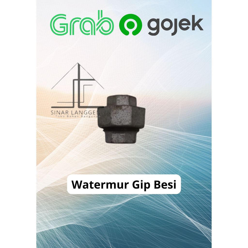 Jual Watermur Gip Besi 1/2" G Brand Union Socket , Watermor Fitting ...