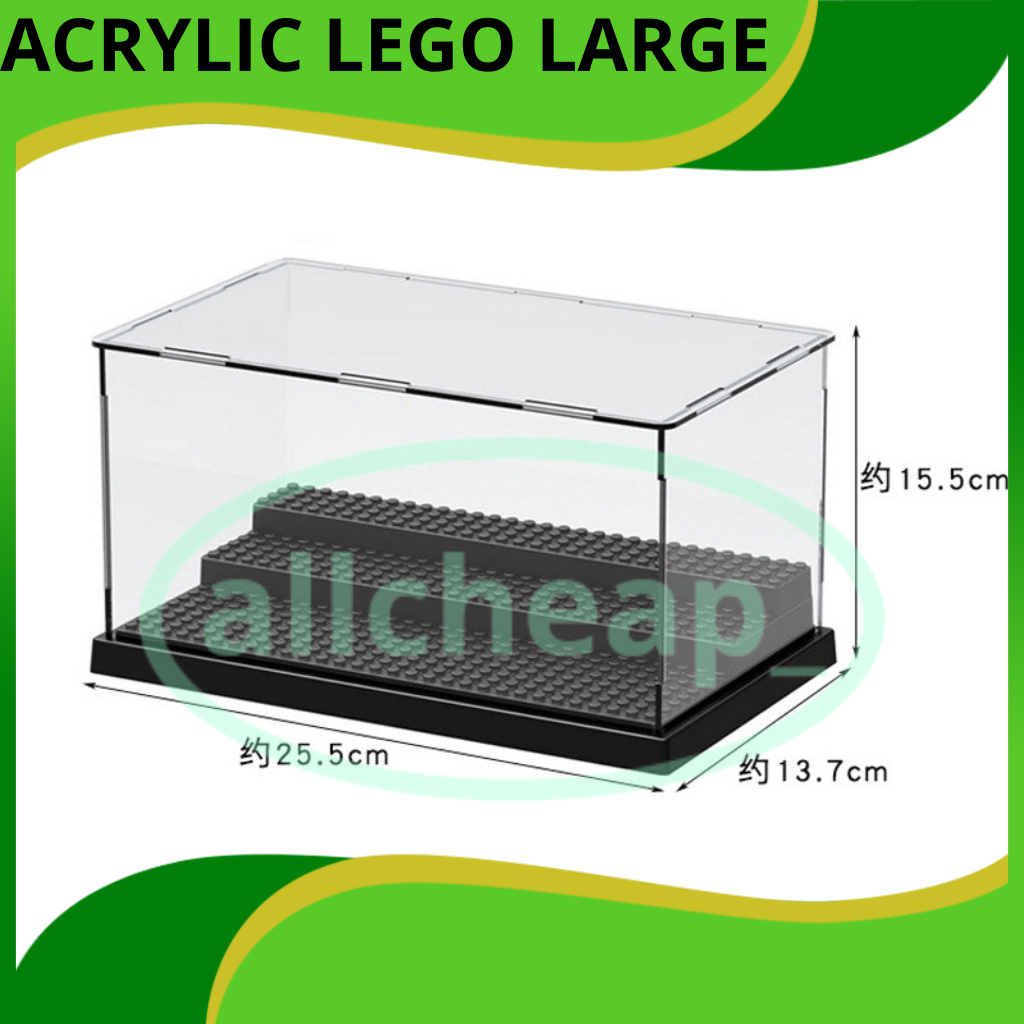 Jual BRICKS BASE PLATE MINI DISPLAY BOX BRICK MINIFIGURE DISPLAY ...