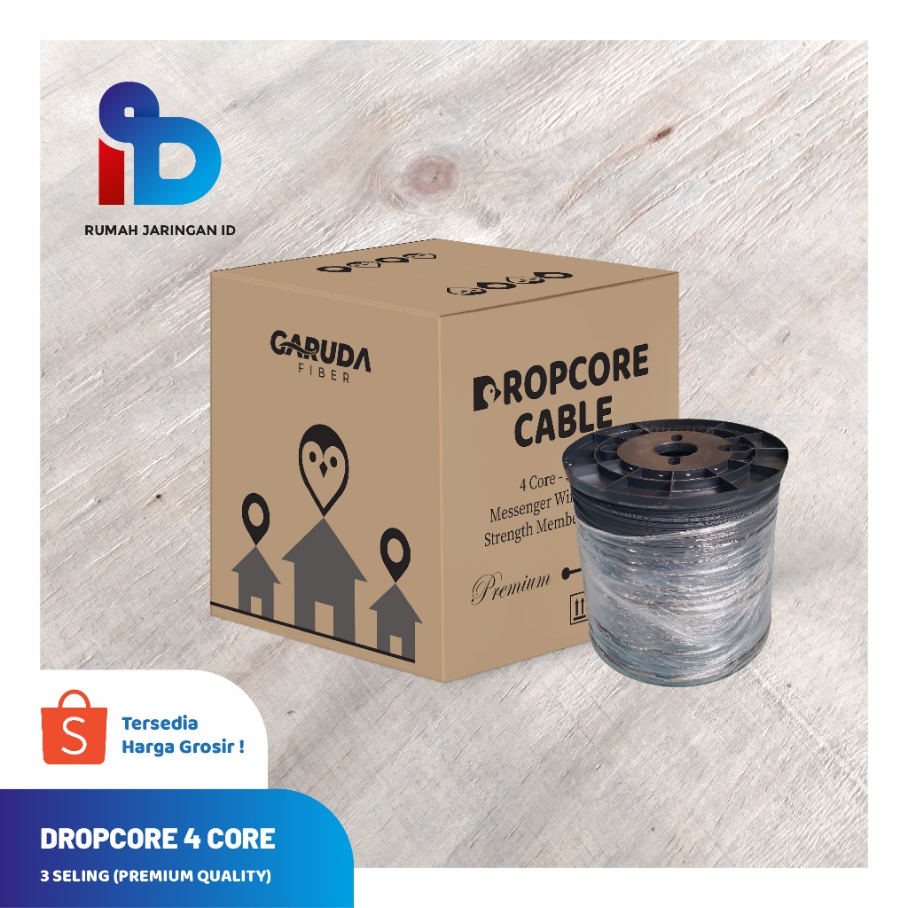 Jual DROPCORE 4 Core 3 Selling Premium - Garuda Fiber | Shopee Indonesia