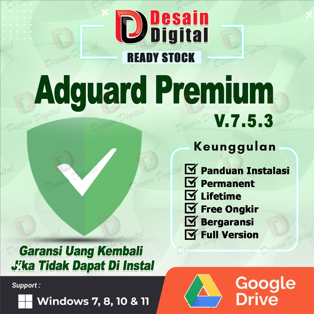 Jual Software Window Pro - Adguard Premium 7.5.3 Full Version | Shopee Indonesia