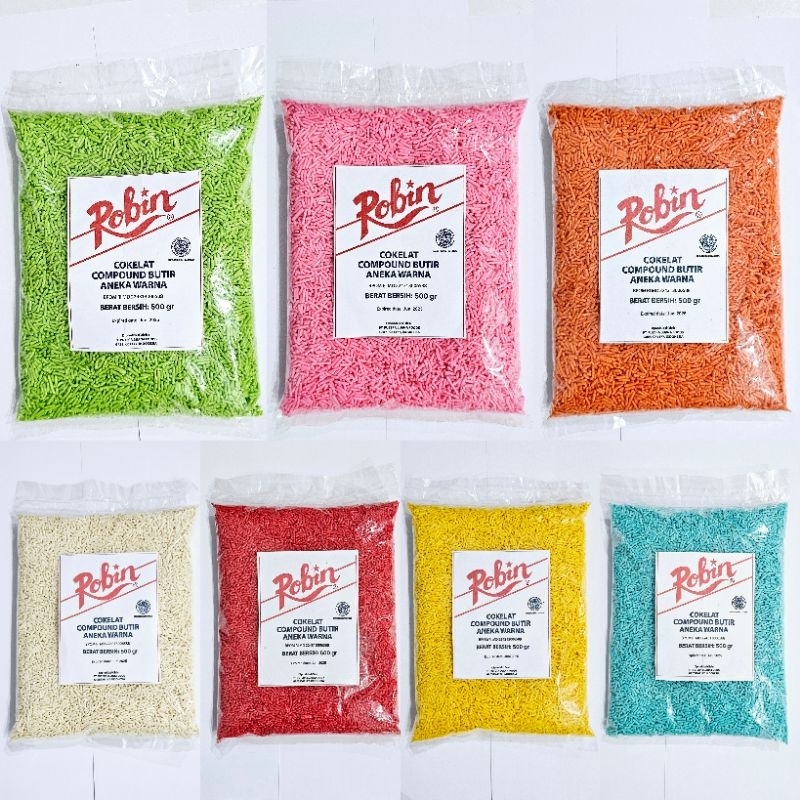 Jual Meses Robin Coklat WW Ungu kuning hijau 500 gram Makassar | Shopee ...