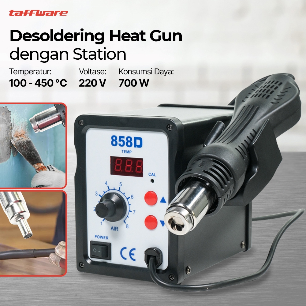 Jual BLOWER UAP 858D solder uap blower station heat gun uap lepas timah ...