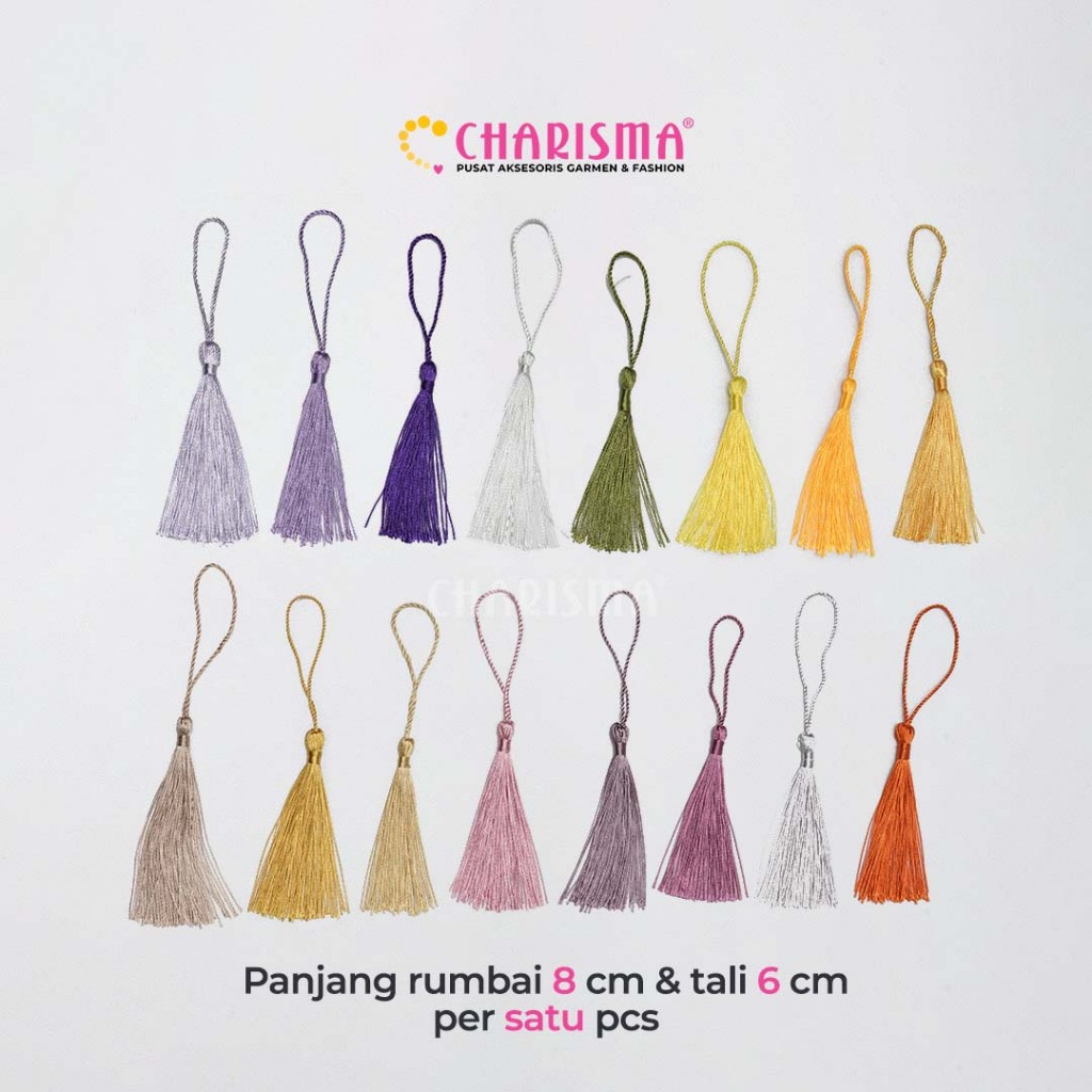 Jual Charisma Tassel Rumbai Warna - Tassel Tali Sumbu/ Aksesoris DIY ...