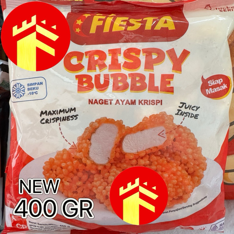 Jual FIESTA CRISPY BUBBLE CHICKEN NUGGET 500 GR | Shopee Indonesia