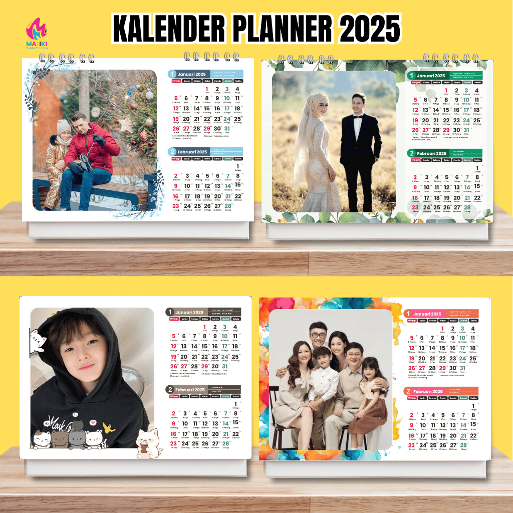 Jual KAlender Duduk 2025 Minimalist Qualitas terbaik CUSTOM | Shopee ...