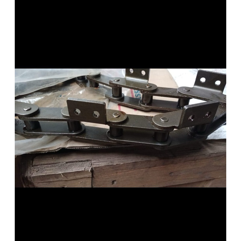 Jual RANTAI C2050 A2 2L Dua LINK BESI DOUBLE PITCH CHAIN CONVEYOR 2050 ...