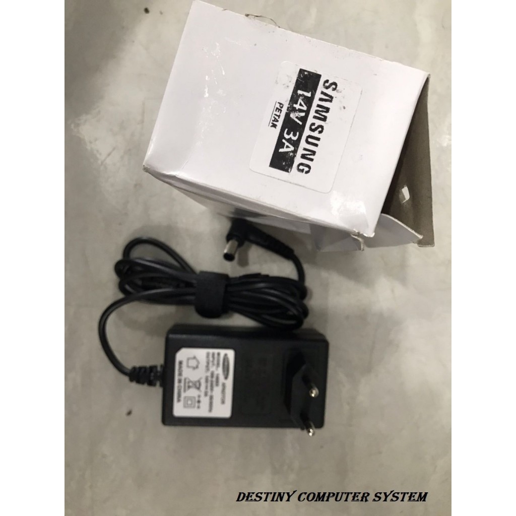Jual Adaptor Monitor LCD / LED Samsung 14V 3A Jarum | Shopee Indonesia
