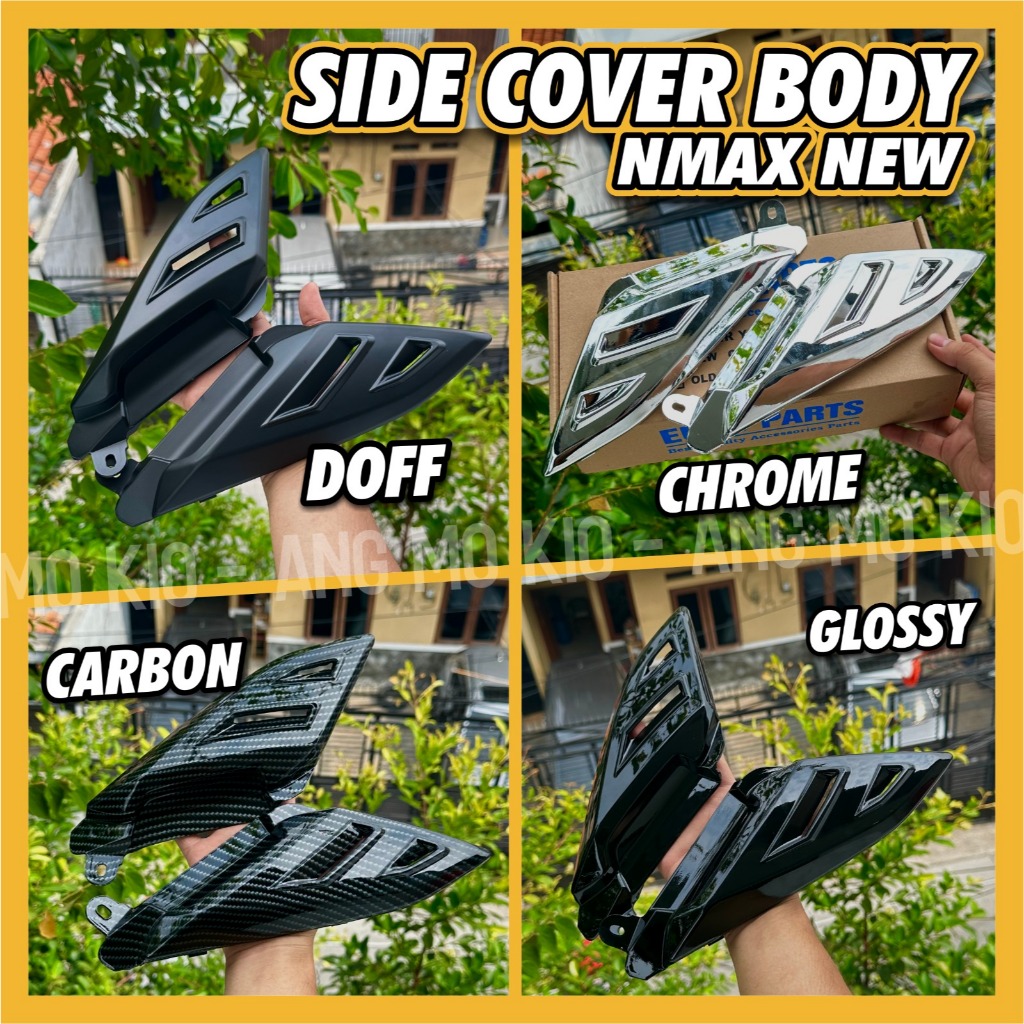 Jual NEW COVER PIJAKAN BODY SAMPING NEW NMAX 2020 - 2024 KARBON / COVER ...
