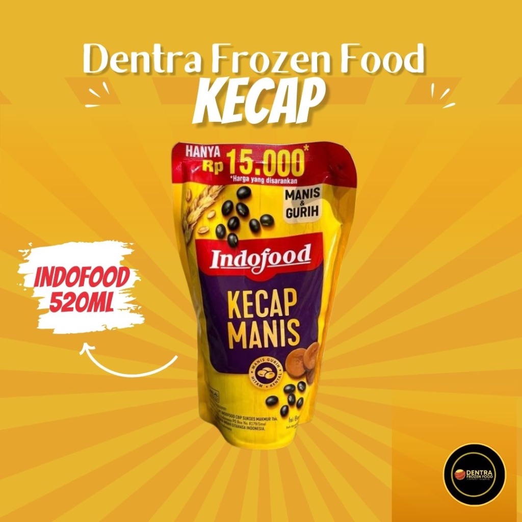 Jual INDOFOOD KECAP MANIS 520ML | Shopee Indonesia