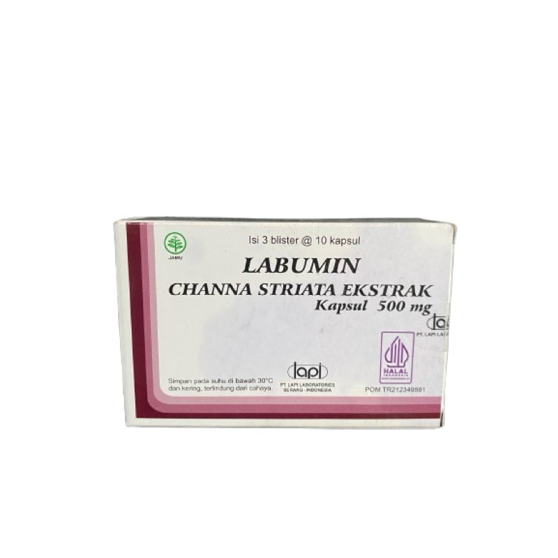 Jual LABUMIN 500MG - Ekstrak ikan gabus | Shopee Indonesia