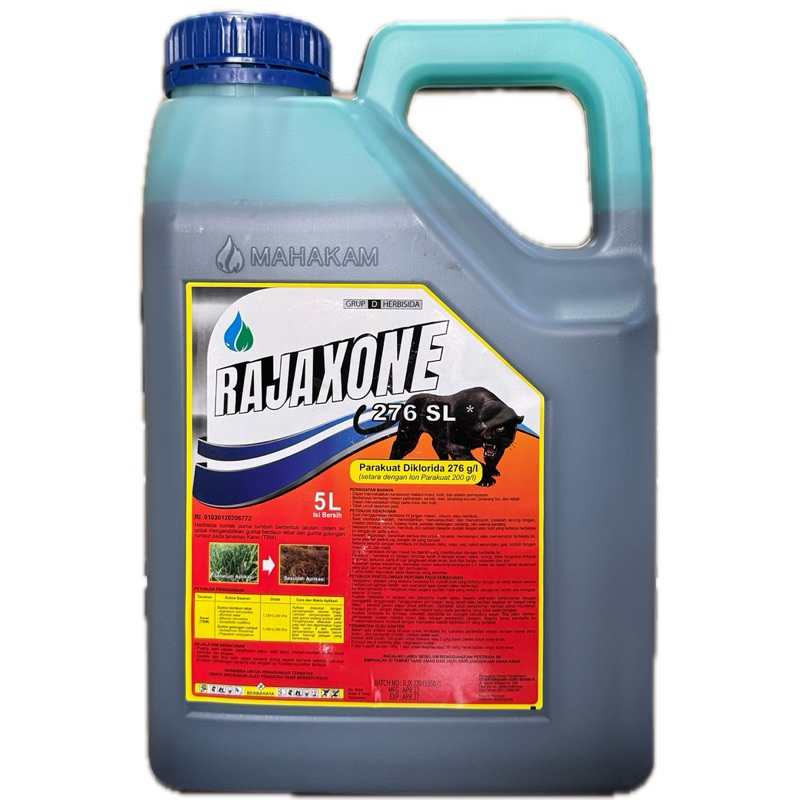 Jual HERBISIDA RAJAXONE 276 SL 5 LITER/RACUN KONTAK PARAKUAT DIKLORIDA ...