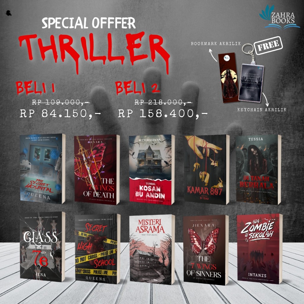 Jual (FREE KEYCHAIN & BOOKMARK AKRILIK) PROMO SPECIAL OFFER NOVEL ...