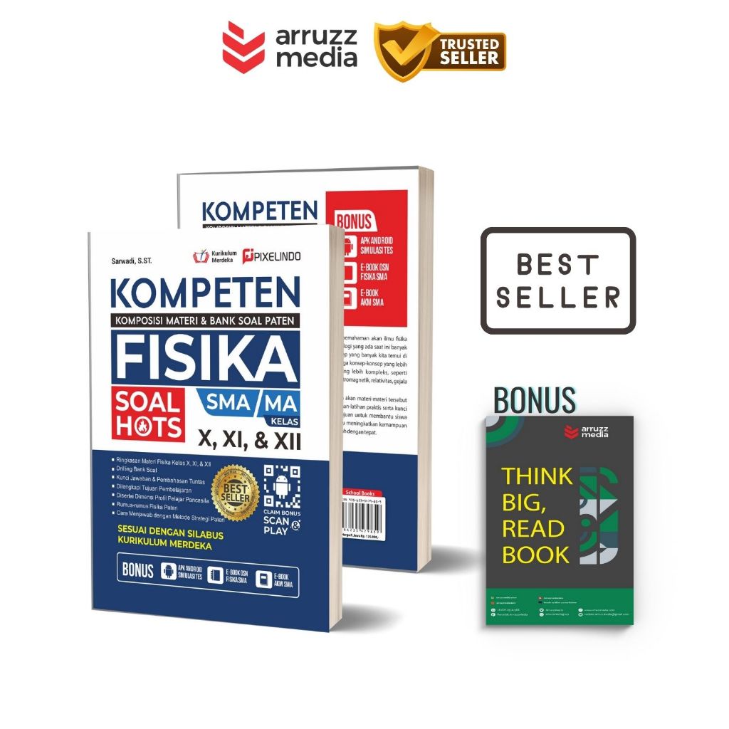 Jual Arruzzmediastore Buku Kompeten FISIKA SMA/MA Kelas X, XI, & XII Sesuai Silabus Kurikulum ...