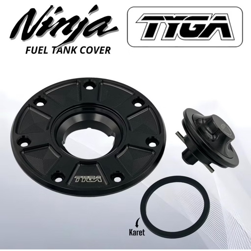Jual TUTUP COVER TANGKI TENGKI TYGA FUEL CAP NINJA R RR SS ZX 150 BAHAN ...