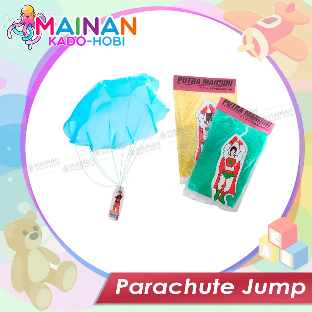 Jual MAINAN ANAK TRADISIONAL TERJUN PAYUNG PARASUT TERBANG KARAKTER ...