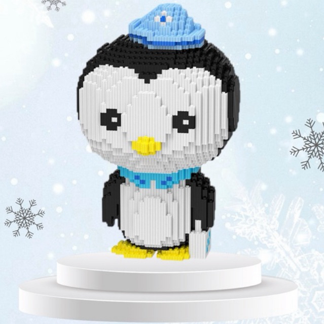 Jual Nano Block Penguin Pelaut 30cm 3D Model, Mainan Blok Susun Jumbo ...