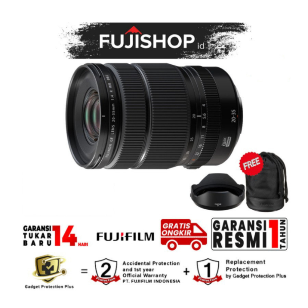 Jual Fujifilm GF 20-35mm F4 R WR Lens Fujinon GF20-35mm Garansi Resmi | Shopee Indonesia