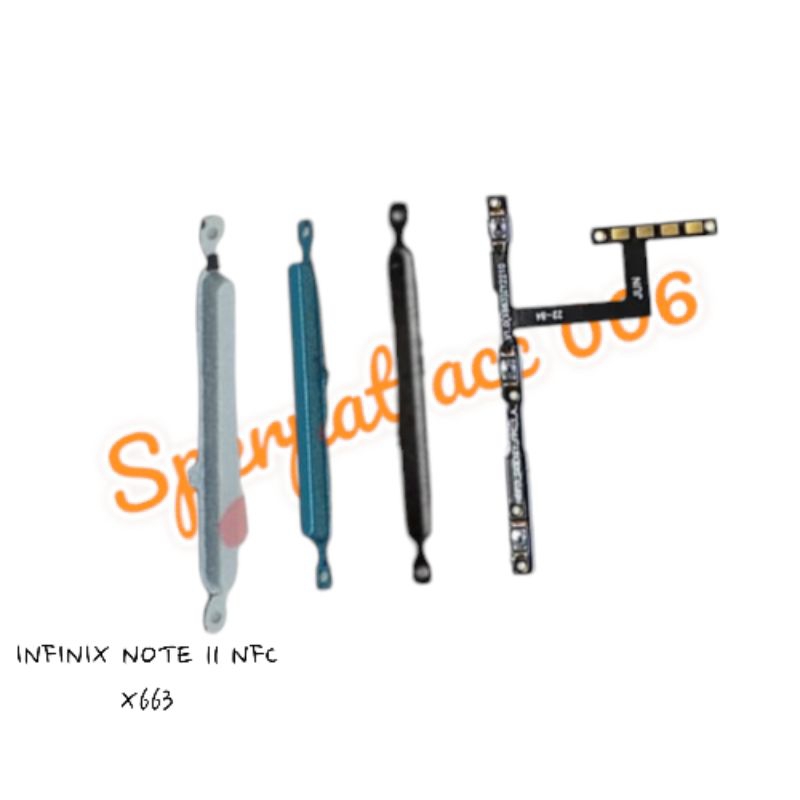 Jual Tombol set + flexsible on off infinix note 11 NFC X663 plus volume ...