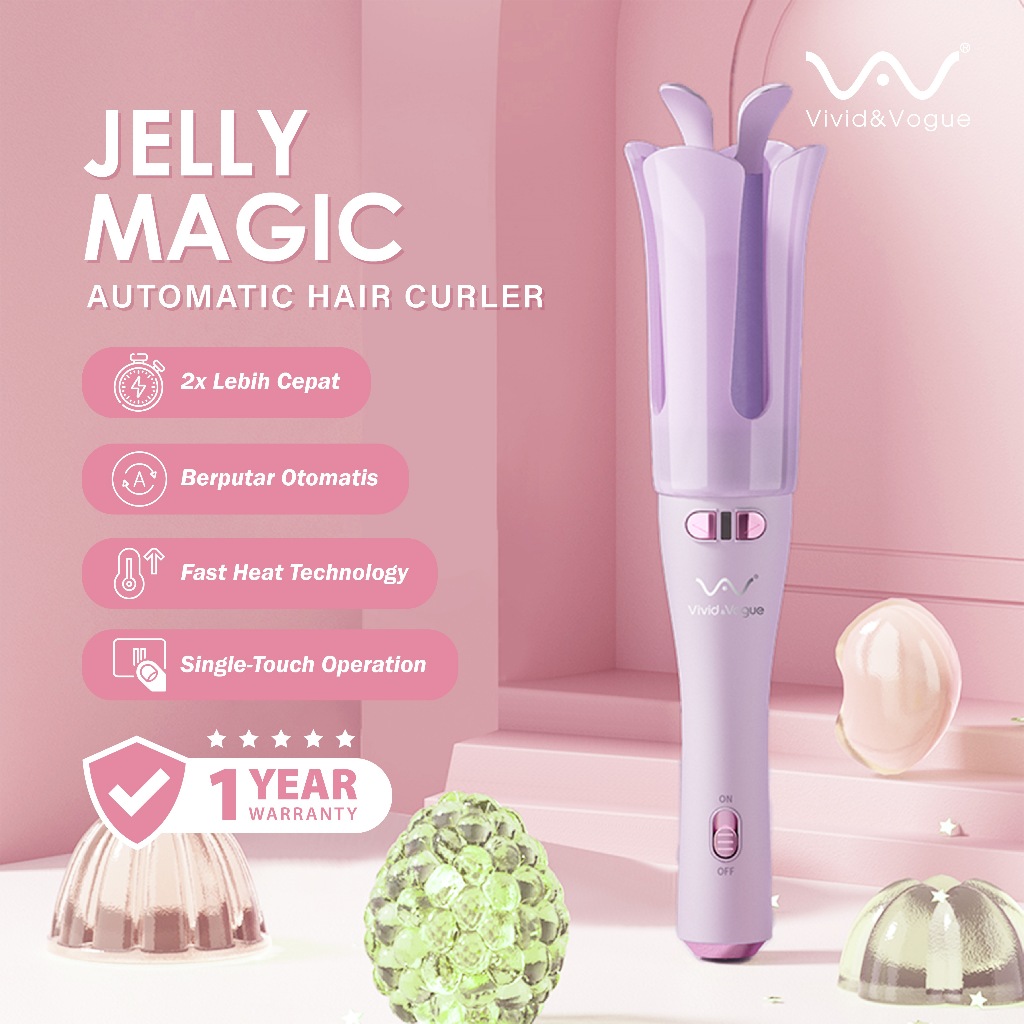 Jual [NEW]-Vivid&Vogue 022E Ion Catokan Keriting Otomatis 32MM Catok Curly Automatic | Shopee ...