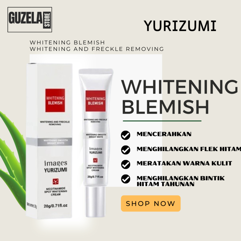Jual IMAGES YURIZUMI WHITENING FRECKLE CREAM REMOVE DARK SPOTS/WHITENING BLEMISH 20 GR | Krim ...