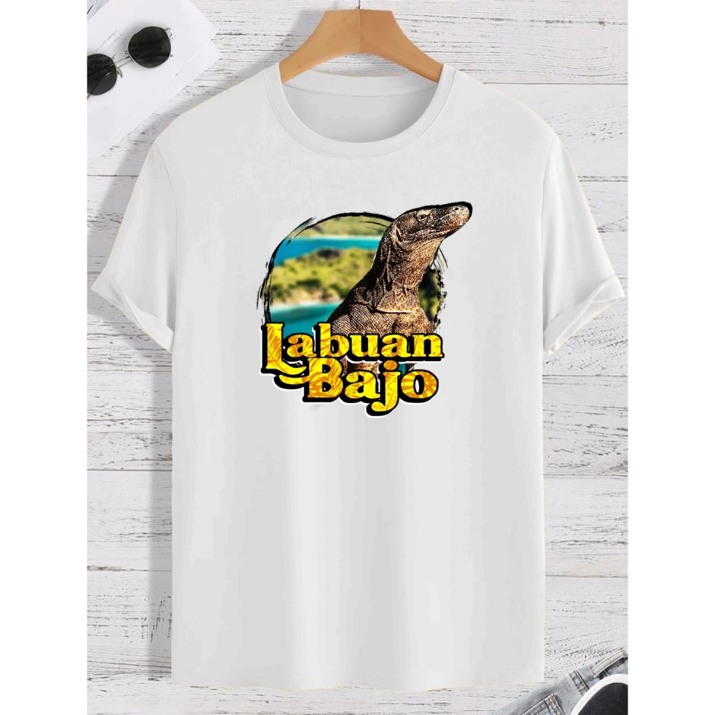 Jual BAJU KAOS TULISAN LABUAN BAJO YANG LEMBUT SERTA BERAGAM WARNA YANG ...