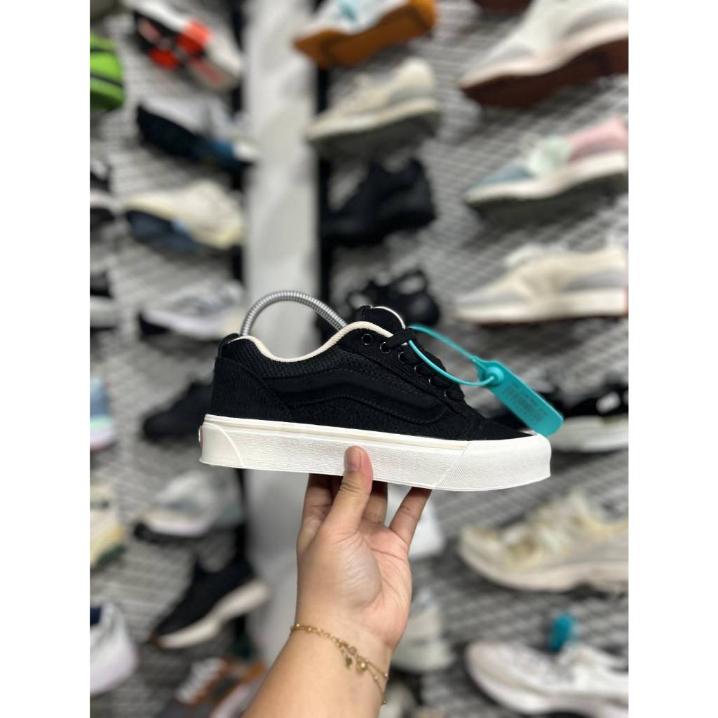 Jual SEPATU SNEAKERS VANS KNU SKOOL BLACK SOL CREAM PREMIUM QUALITY ...