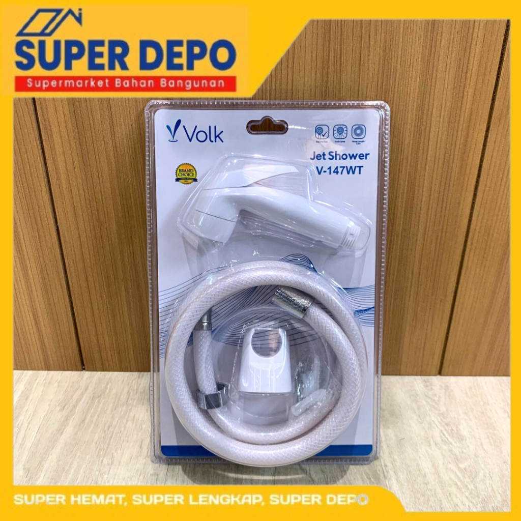 Jual JET WASHER/SHOWER CLOSET DUDUK VOLK V-147 WT | Shopee Indonesia