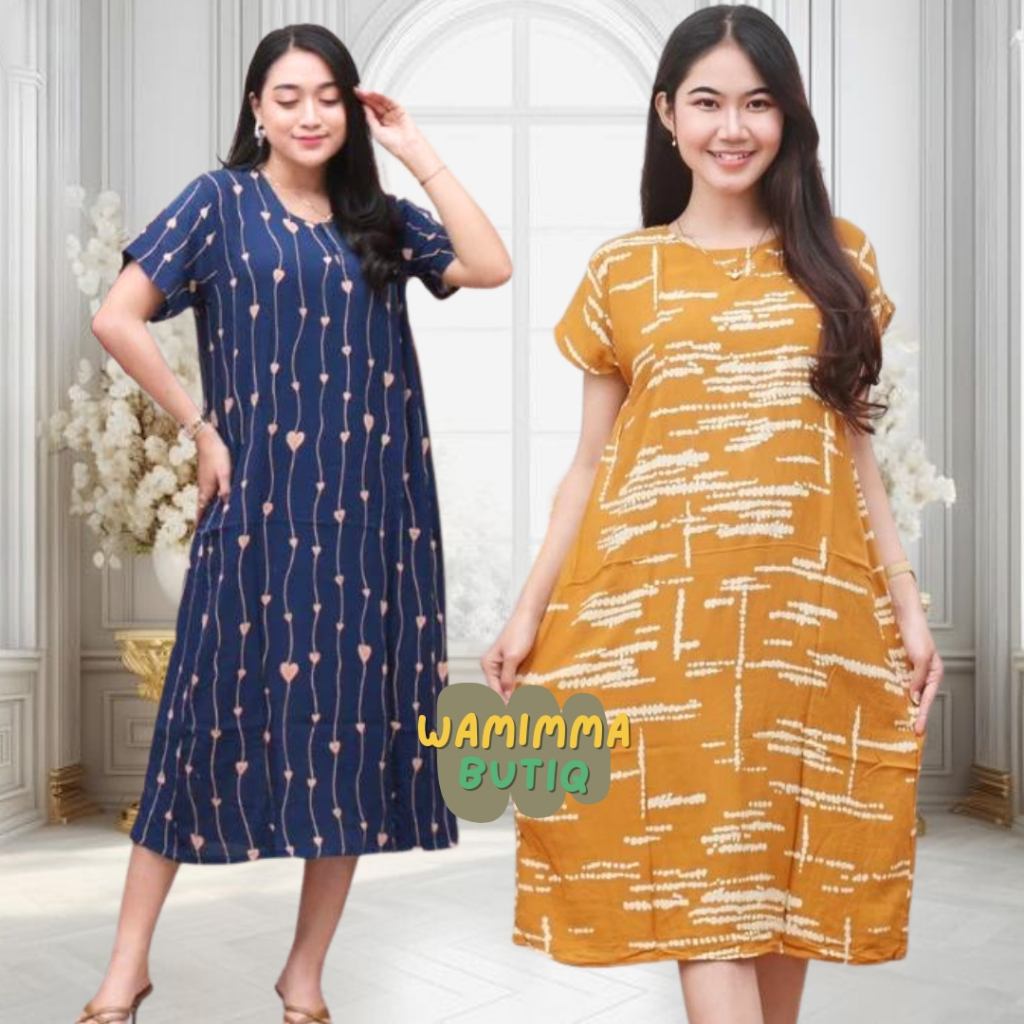 Jual Daster Wanita Terbaru Rayon Busui Kancing Depan - Baju Tidur ...