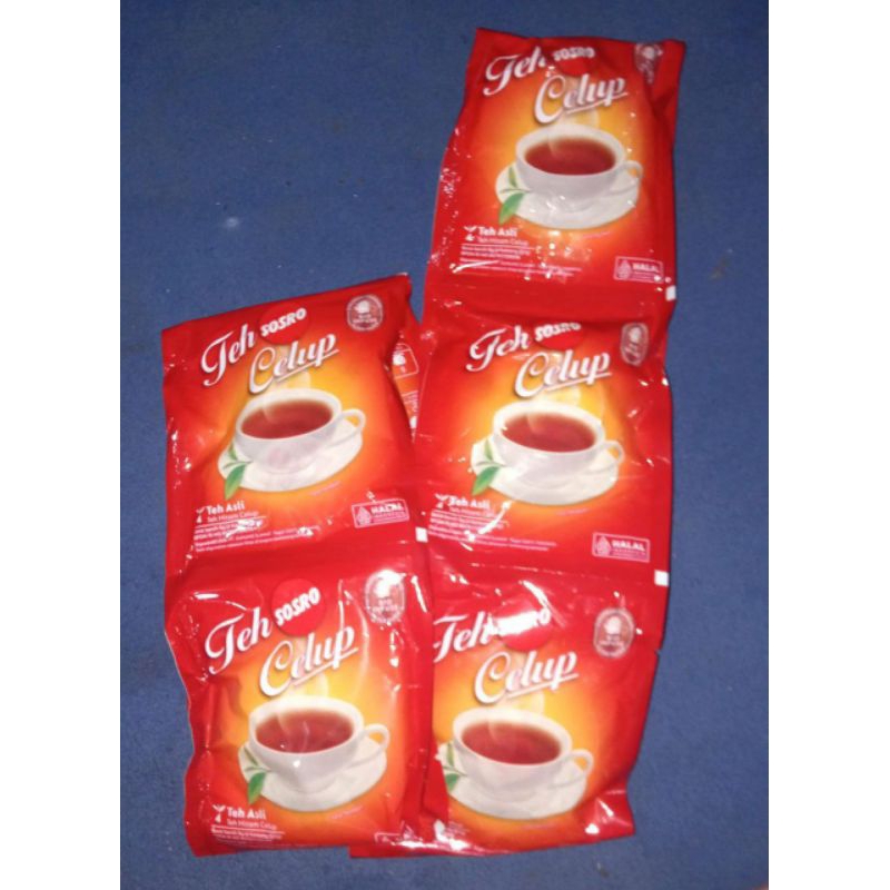Jual Teh Celup Sosro Teh Hitam Sachet 1 pcs | Shopee Indonesia