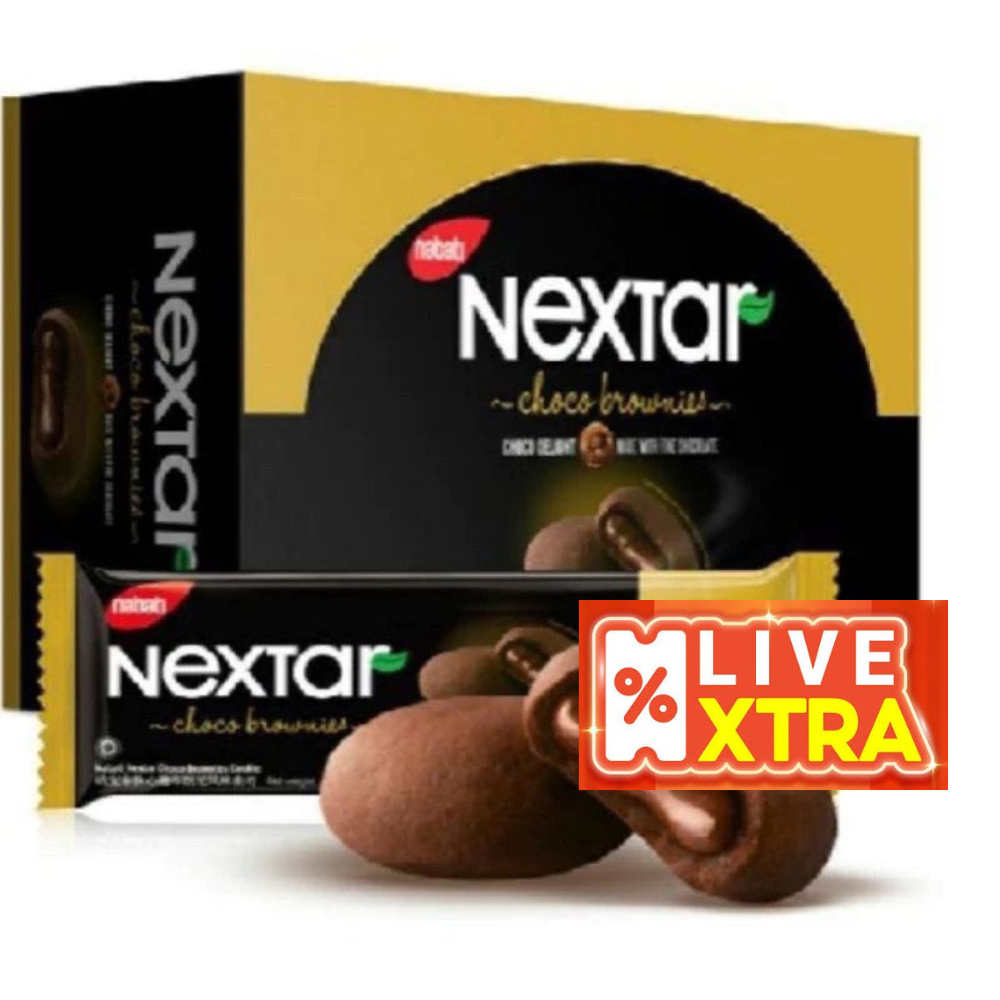 Jual Nextar brownies Coklat BOX isi 10 pack | Shopee Indonesia