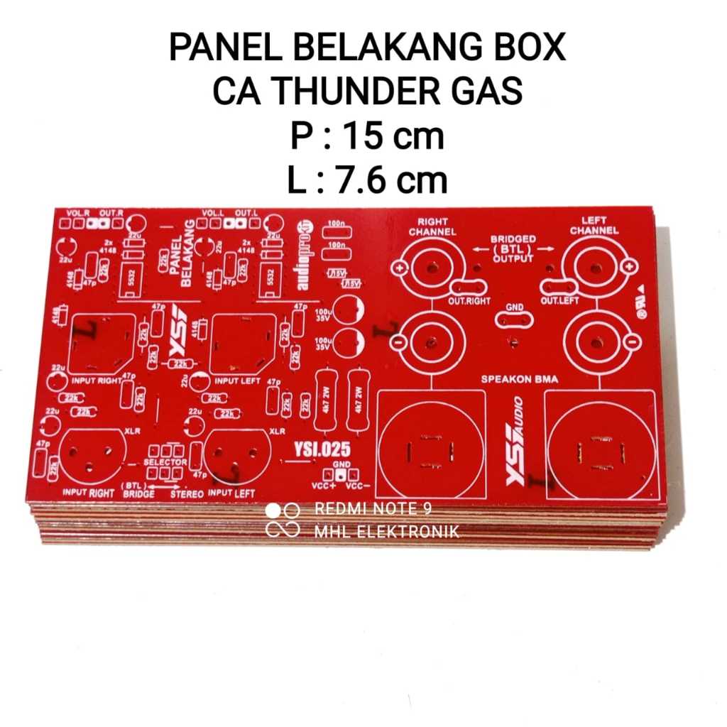 Jual PCB PANEL BELAKANG BOX CA THUNDER GAS | Shopee Indonesia