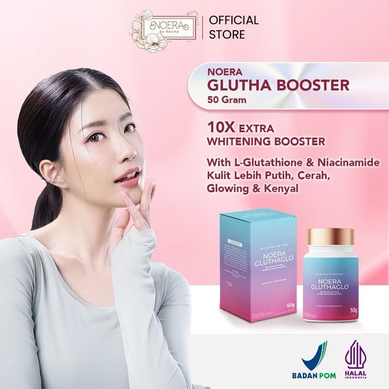 Jual Noera Glutha Booster 10x Extra Whitening Booster | Whitening Booster l Pemutih White Powder ...