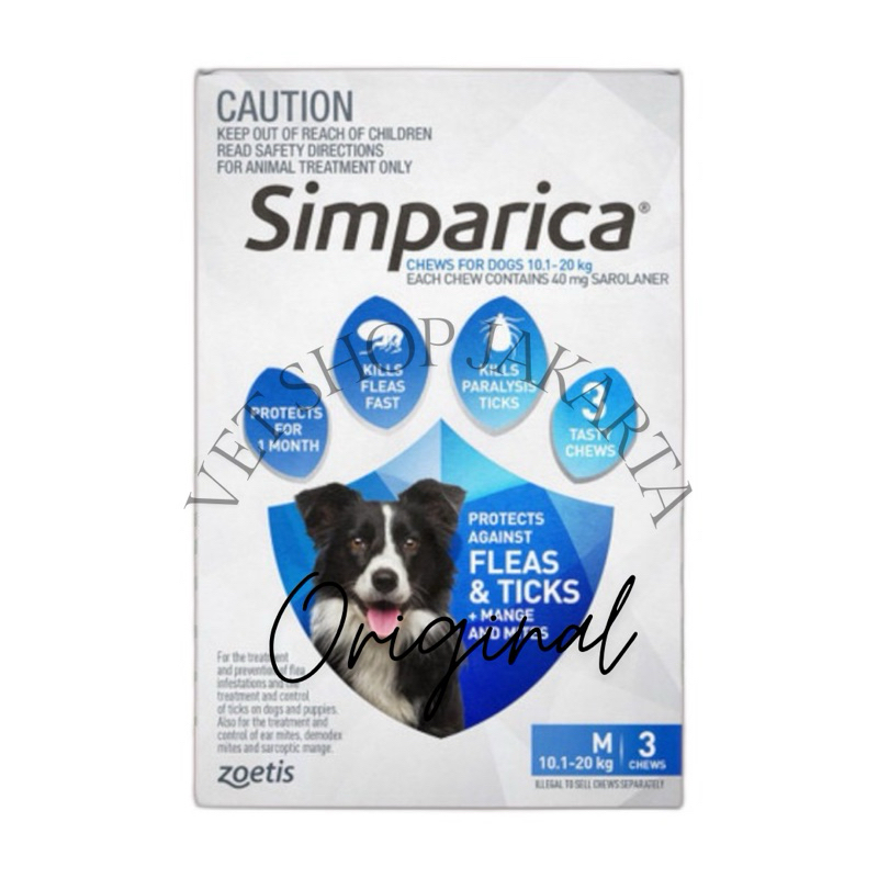 Jual SIMPARICA 40 MG - 10.1-20 KG | Shopee Indonesia