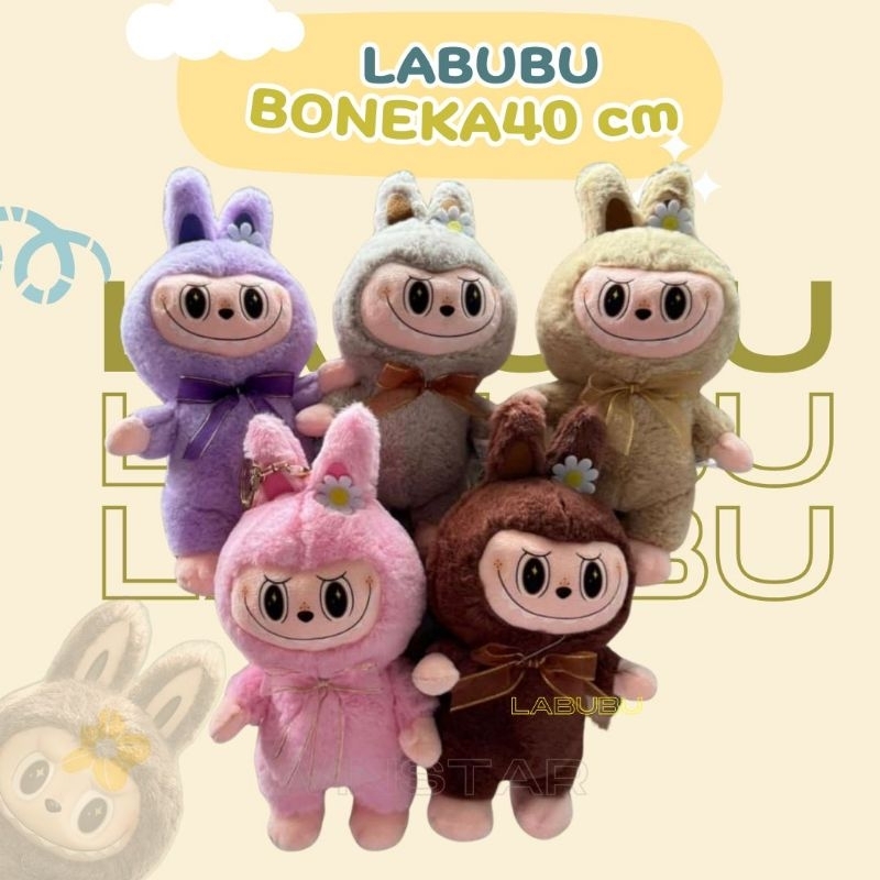 Jual boneka labubu/boneka labubu viral/the monsters/boneka labubu 40cm ...