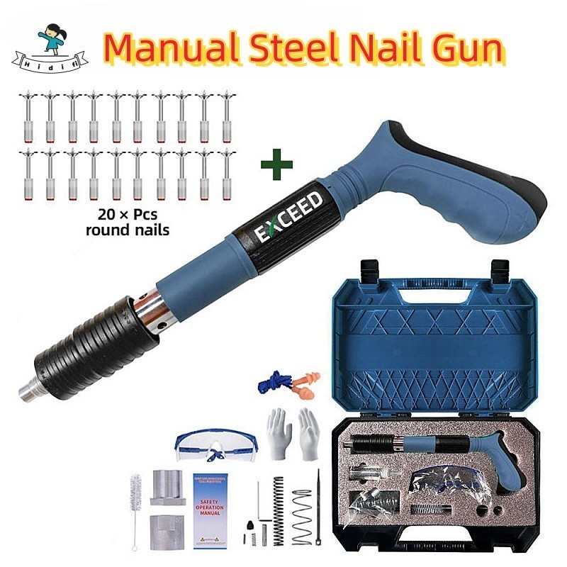 Jual Manual Steel Nail Gun Alat Mesin Tembak Paku Beton Paku Tembak ...