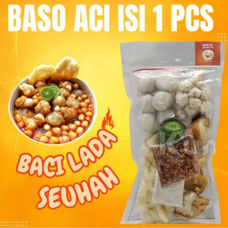 Jual Baso bakso Aci instan komplit / Baso aci Murah Bandung /baso Aci ...