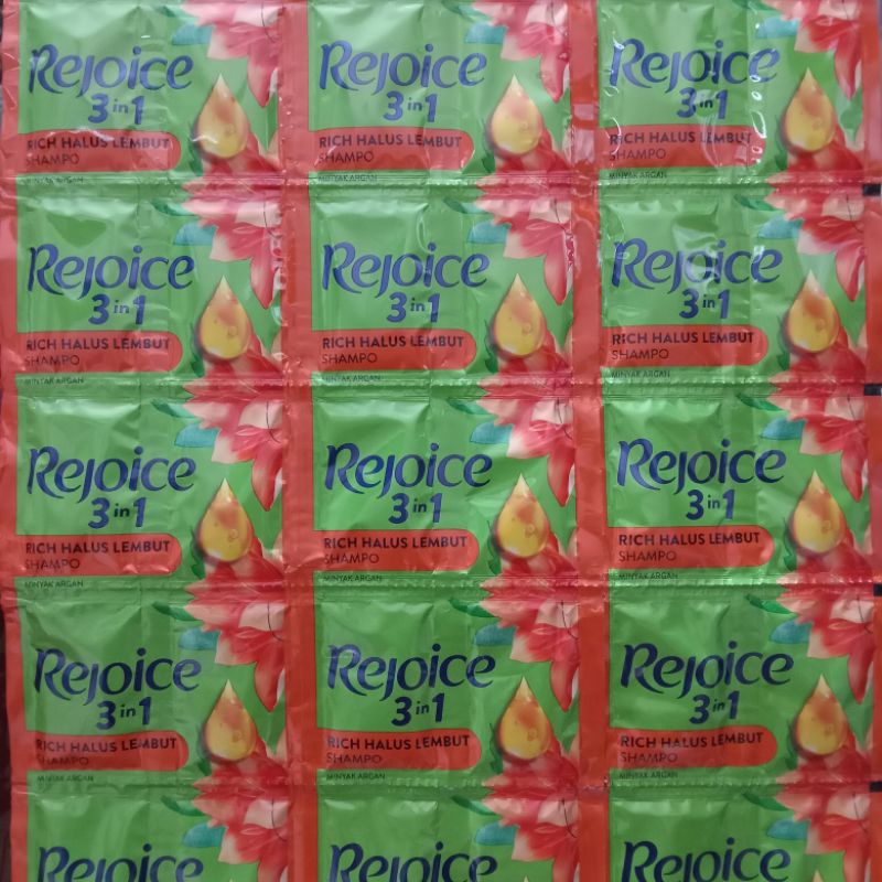 Jual 36 SACHET REJOICE 3in1 1000 RICH HALUS LEMBUT TWIN PACK (SHAMPO) | Shopee Indonesia