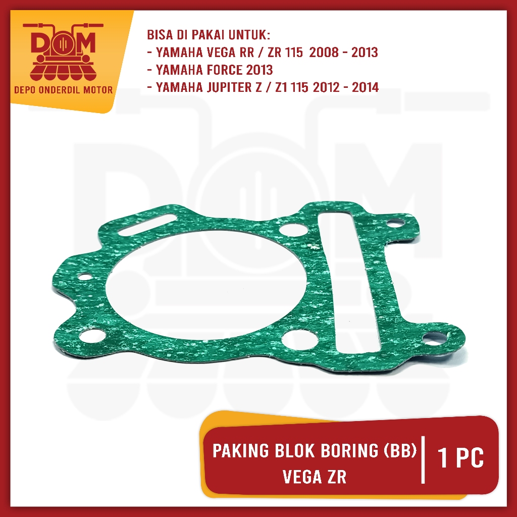Jual Paking Blok Boring Bawah Vega ZR (PSP) Gasket BB Packing AJS Block Seher Seker Yamaha Vega ...
