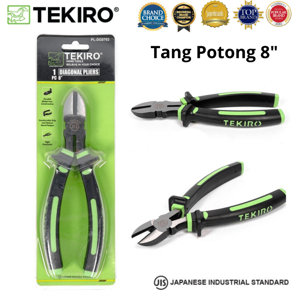 Jual Tekiro Tang Diagonal Tang Potong 8 Inch | Shopee Indonesia