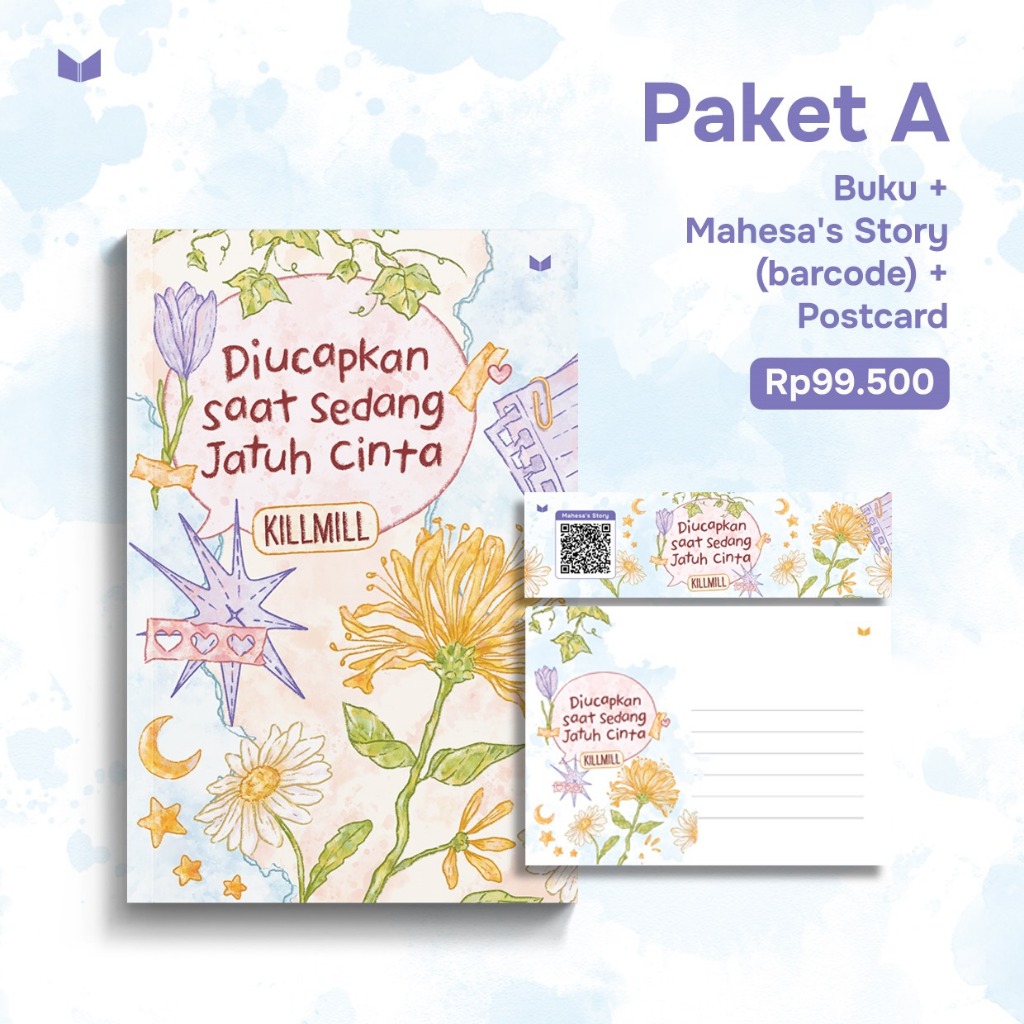 Jual Buku Novel Diucapkan Saat Sedang Jatuh Cinta KillMill Mediakita Kawahmedia 25-29 September ...