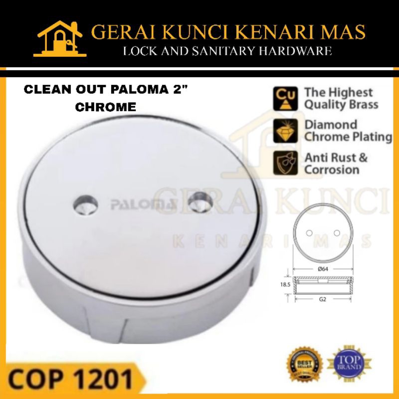 Jual PALOMA Clean Out Strainer Penutup Pipa Septic Tank Tutupan Saluran ...