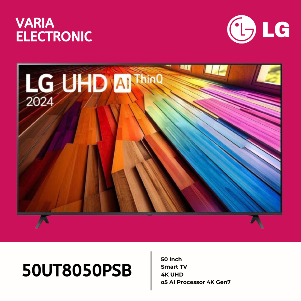 Jual LED TV LG 50 Inch 50UT8050PSB 4K UHD Smart TV | Shopee Indonesia