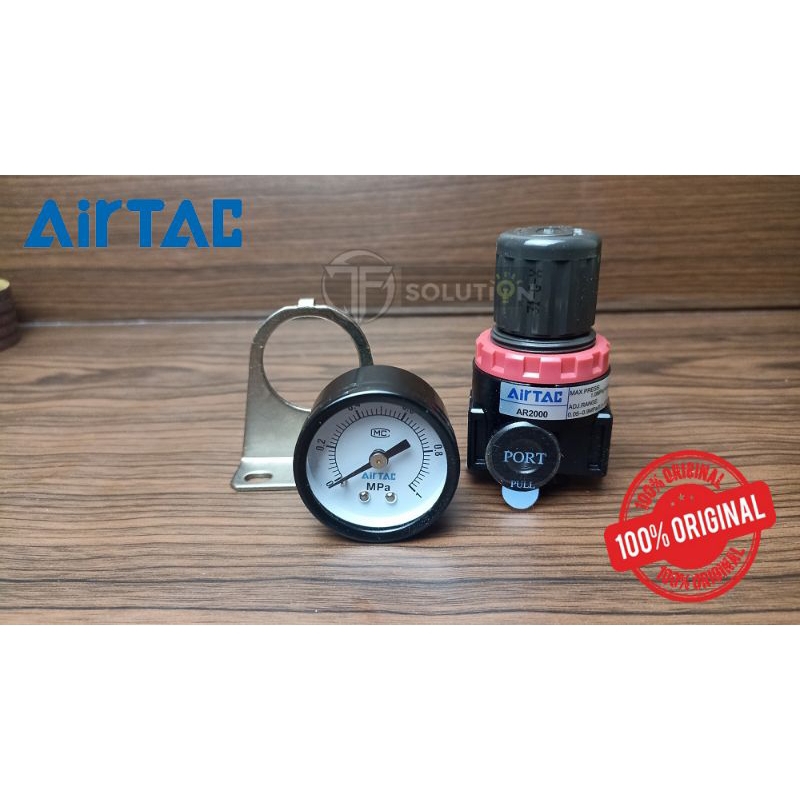 Jual Original Airtac Pressure Regulator 1/4" AR20001 | Shopee Indonesia