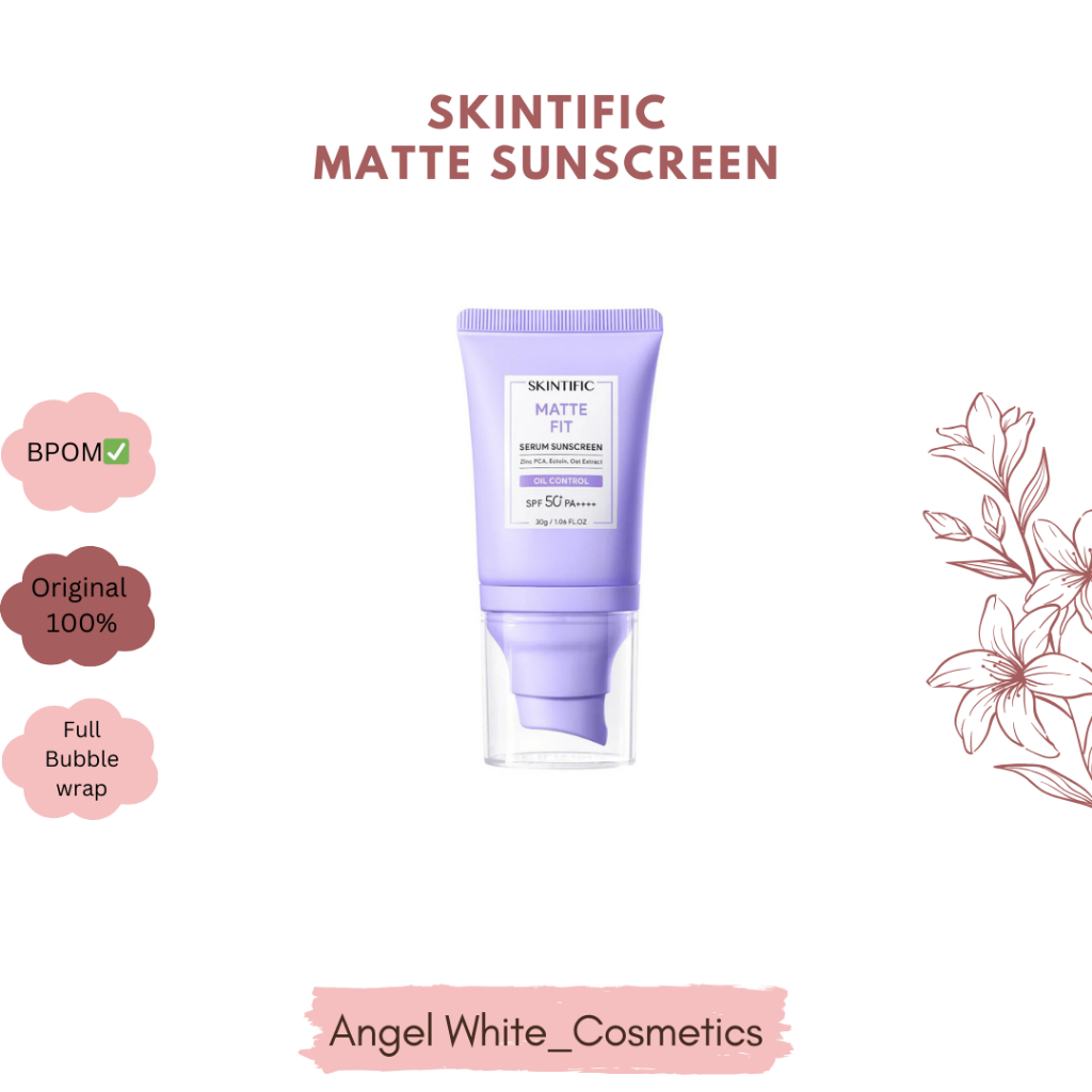 Jual SKINTIFIC MATTE FIT SERUM SUNSCREEN OIL CONTROL SPF 50+ PA ...