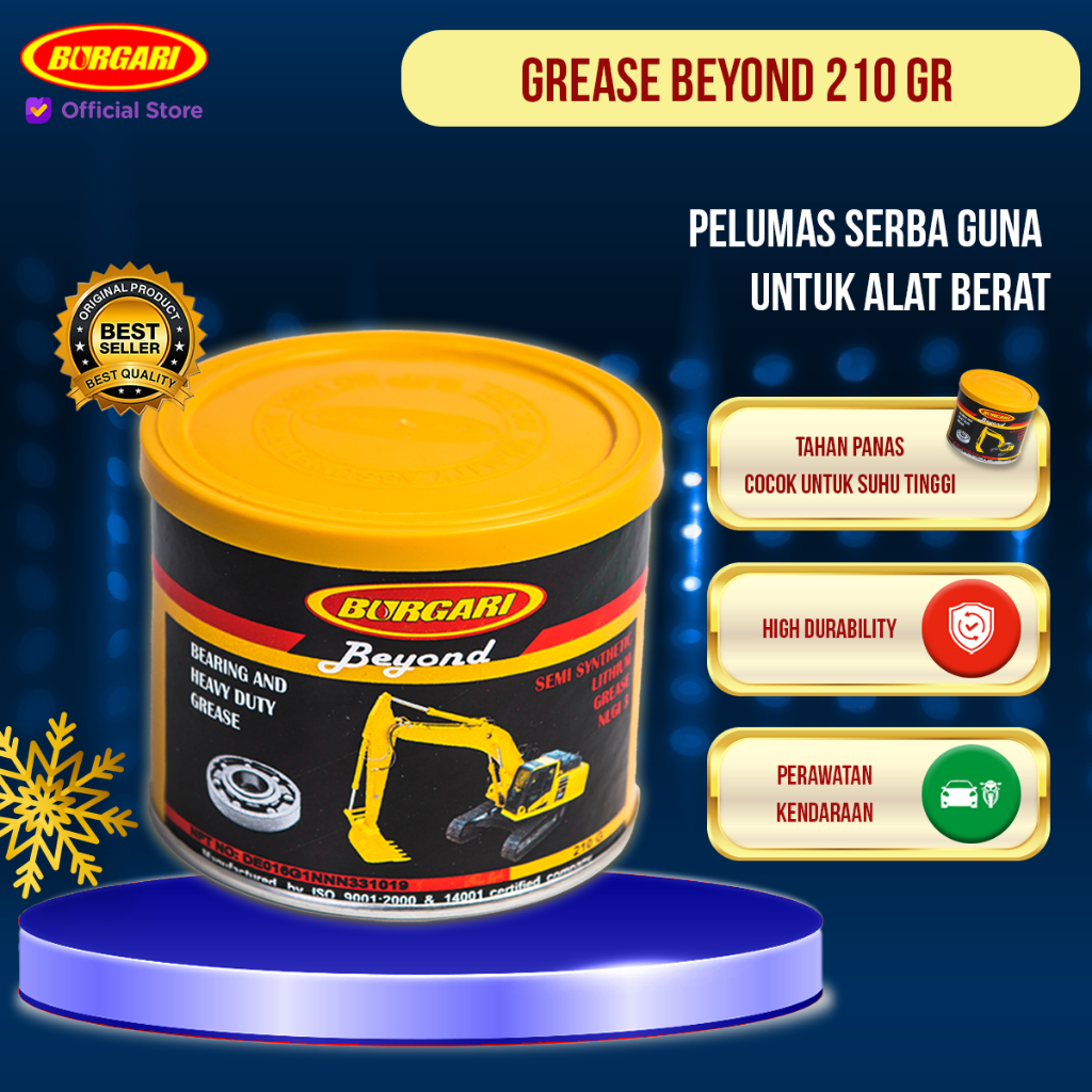 Jual Burgari Grease Beyond 210 Gr / Gemuk Bearing | Shopee Indonesia